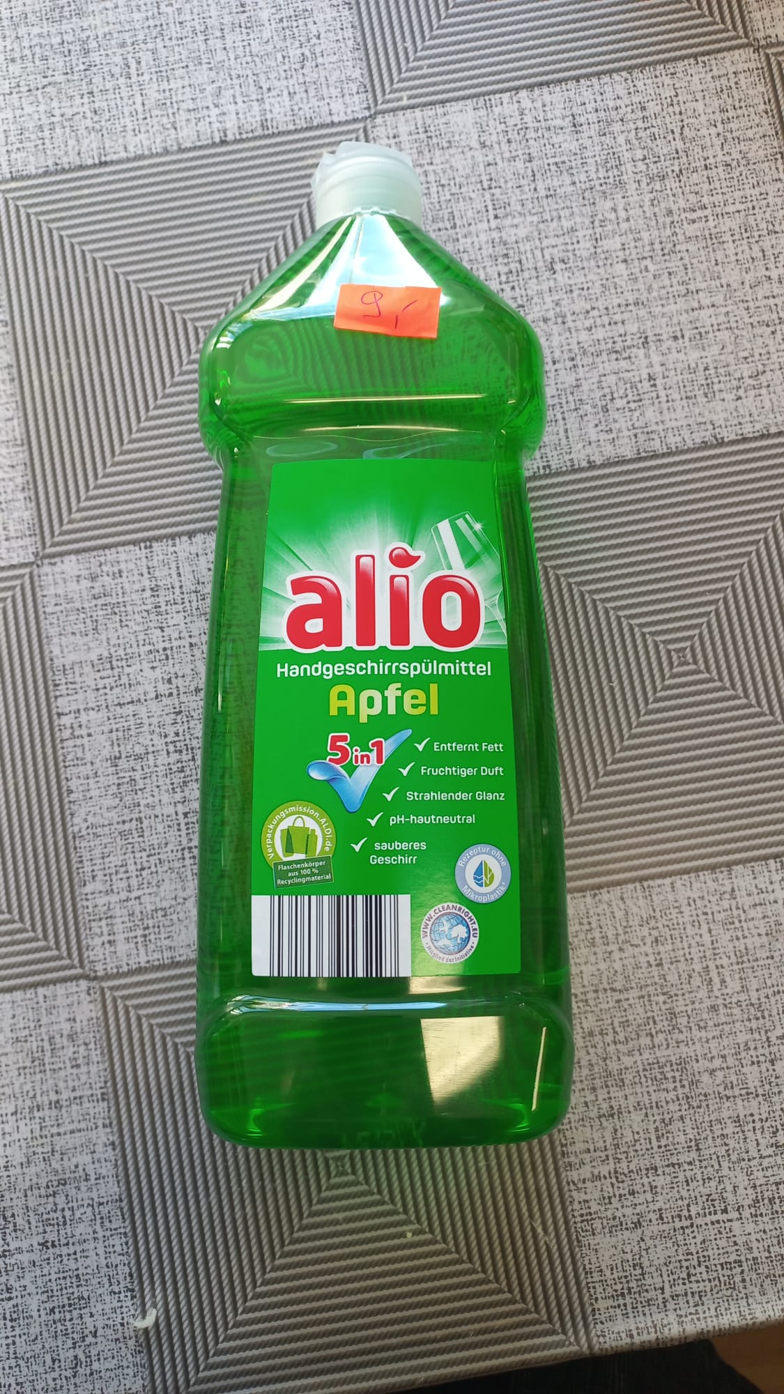 Płyn do mycia naczyń Alio jabłko 1 l - Sklep niemiecki Solec